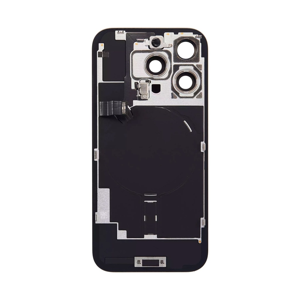 iPhone 16 Pro Back Glass +Steel Plate +Pre-Installed MagSafe Magnet ...